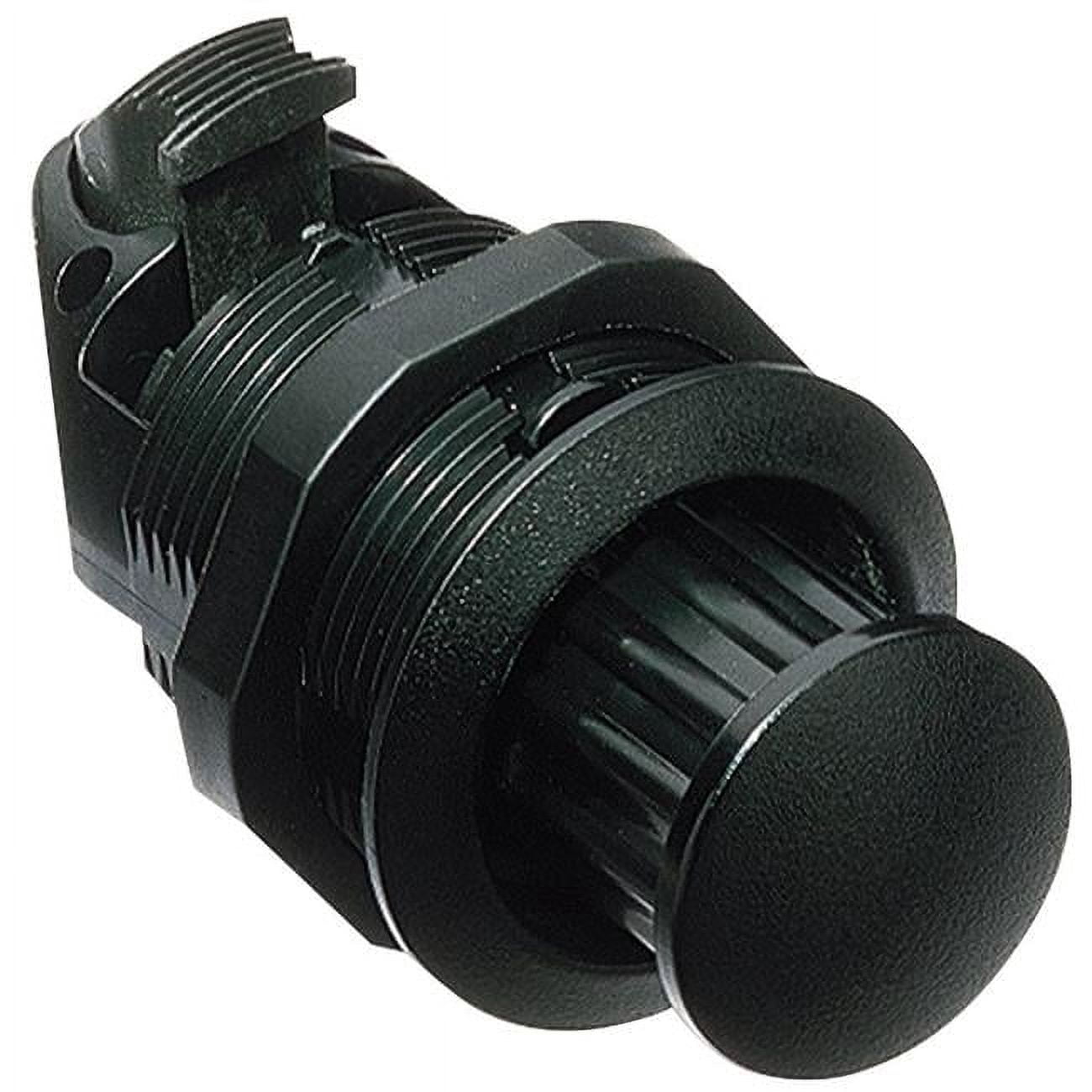 Plastic Pop Out Knob Latch with Fixed Grip Threaded Body - Black ...