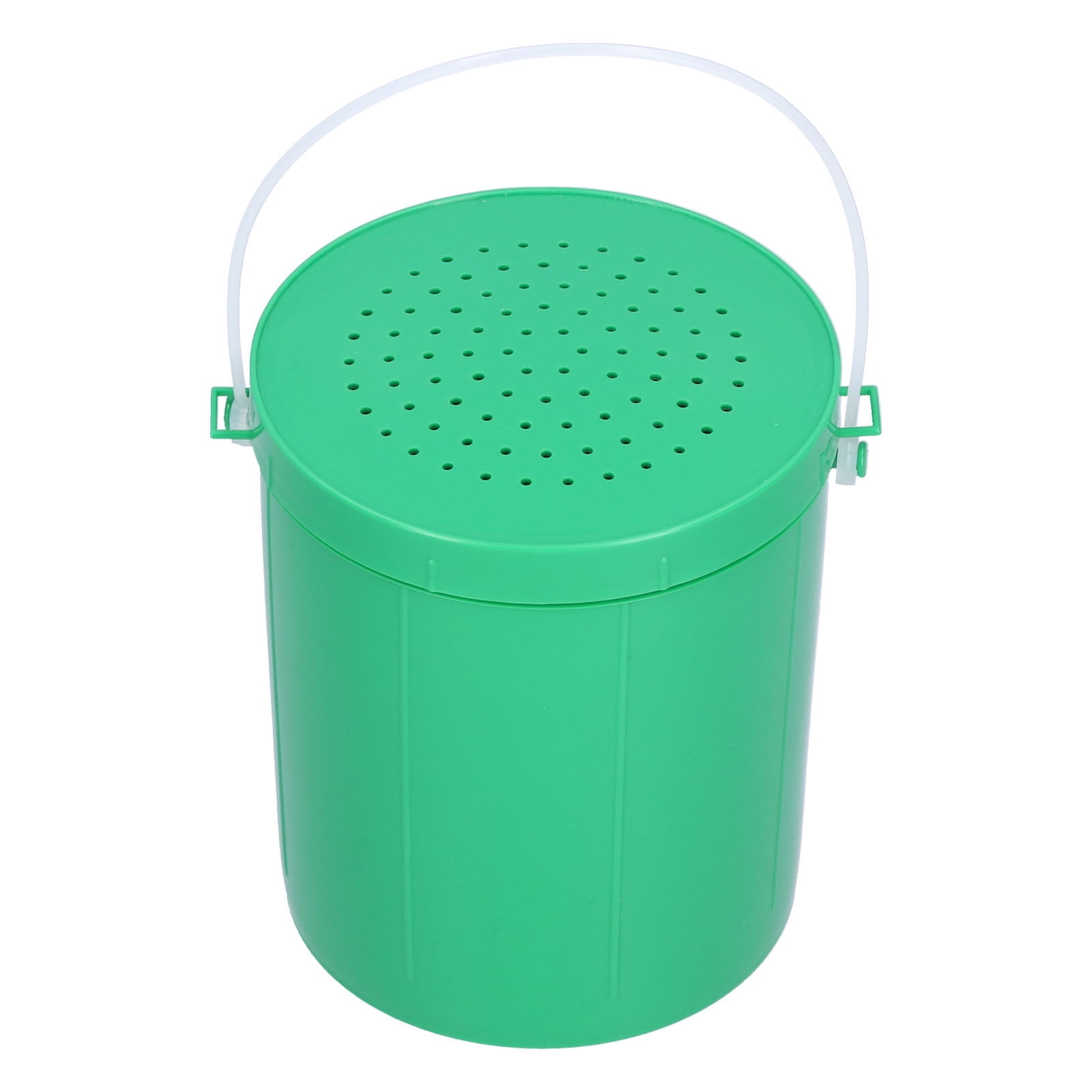 Plastic Portable Lure Fishing Bait Earthworms Bucket Breathable Vent ...