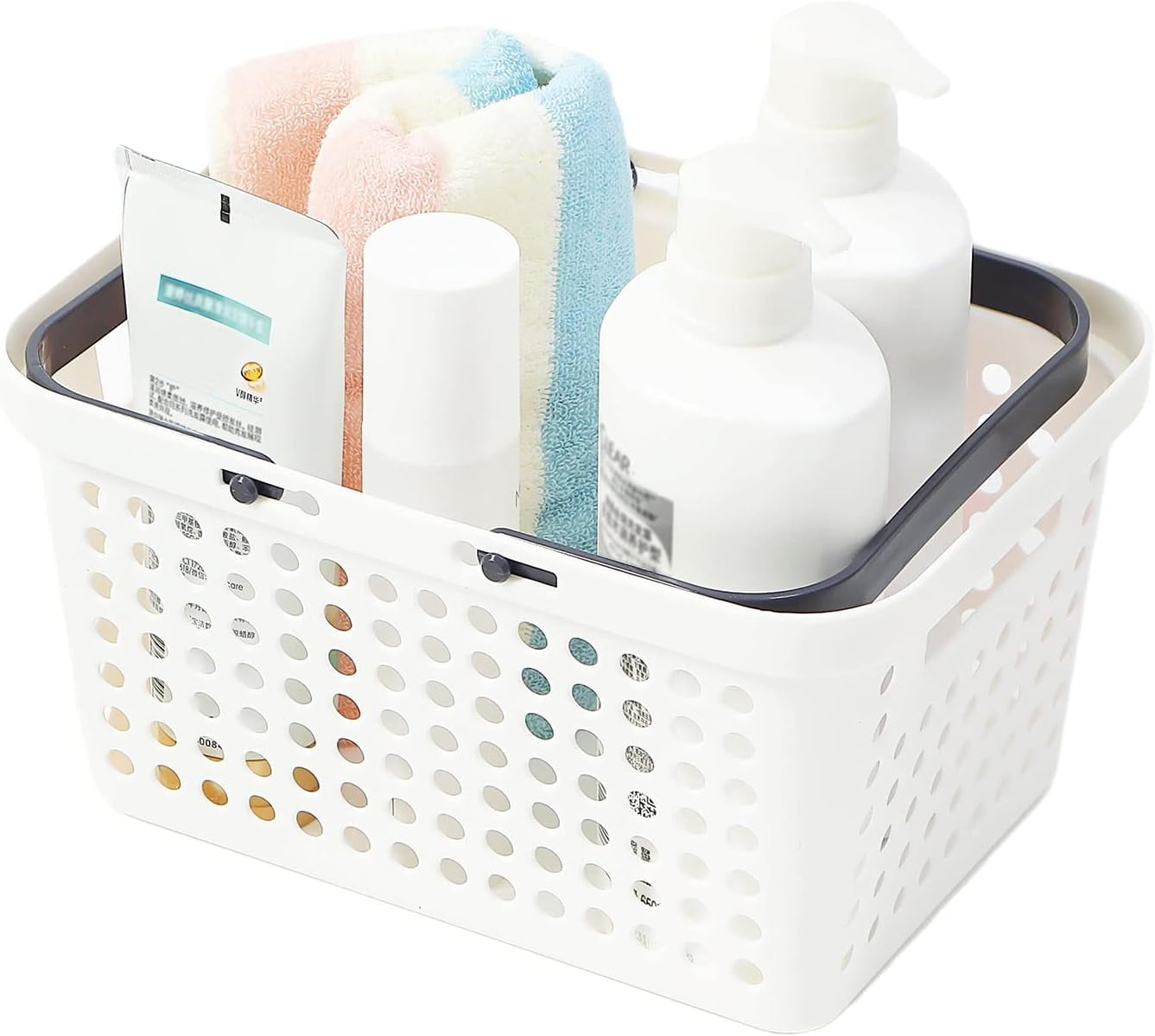 Plastic Portable Storage Organizer Caddy, Portable Shower Caddy Tote ...