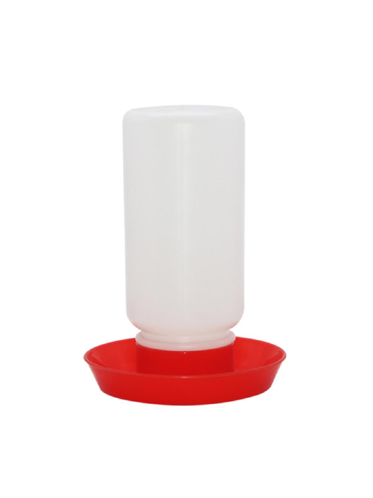 Plastic Poultry Chicken Waterer Drinker Container Dispenser Smooth ...