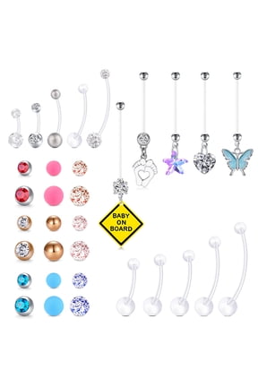 Fake Belly Button Piercing