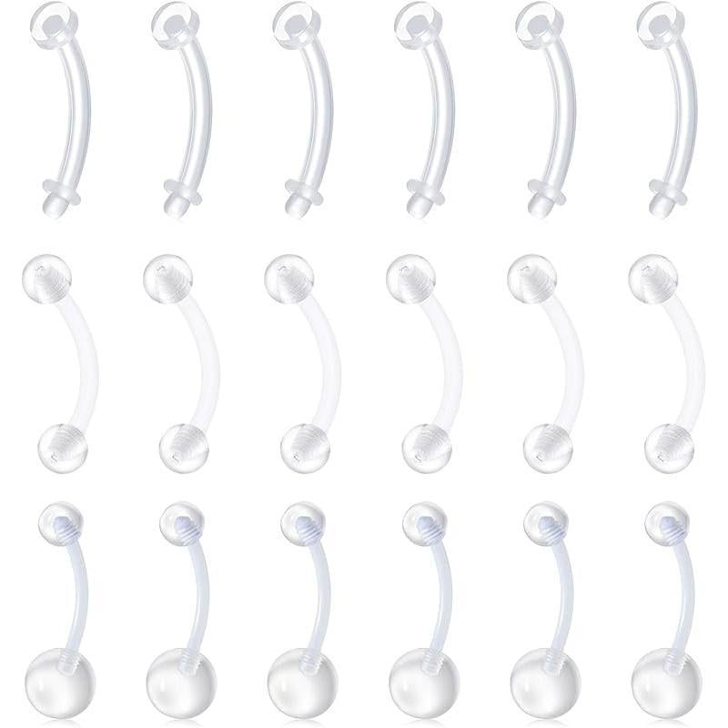 Plastic Pregnancy Belly Button Rings Long Bar Navel Rings for Maternity ...