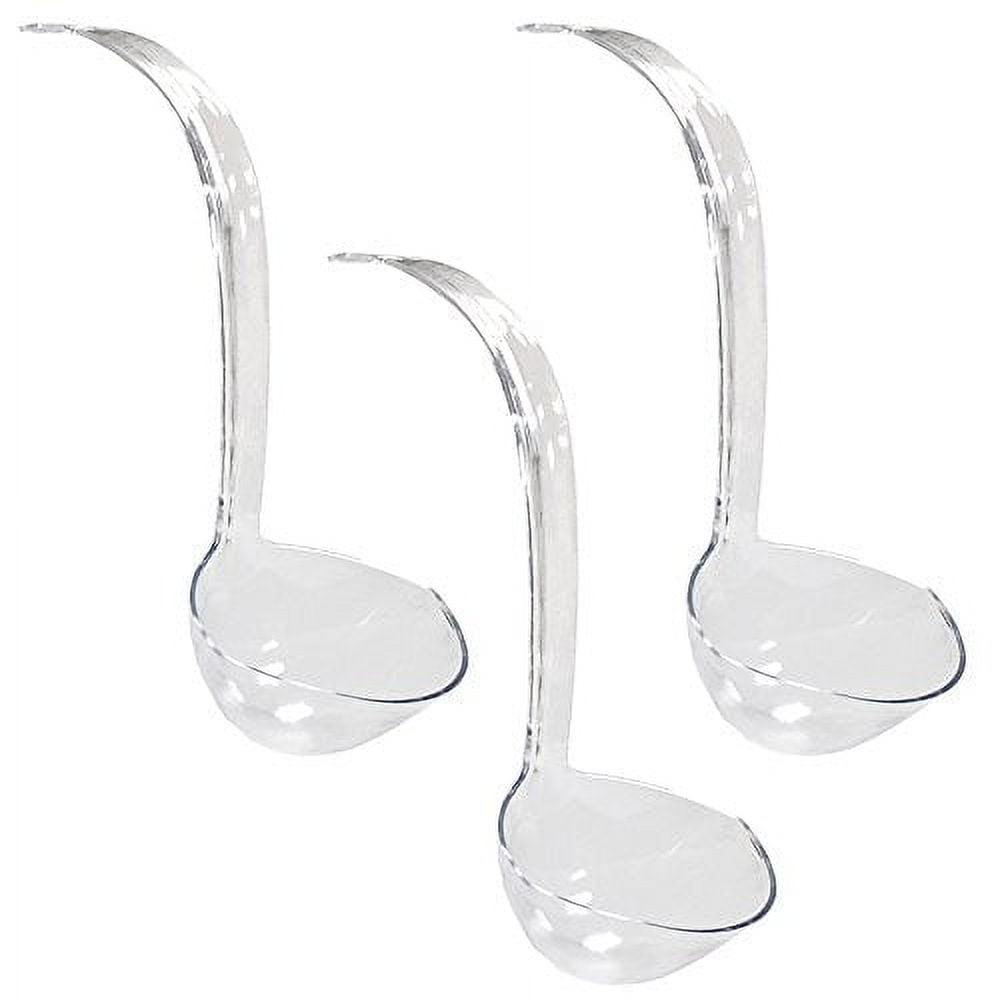 Plastic Punch Bowl Ladles - 12 Inch Clear Ladle 6 Oz Capacity (3 Pack ...