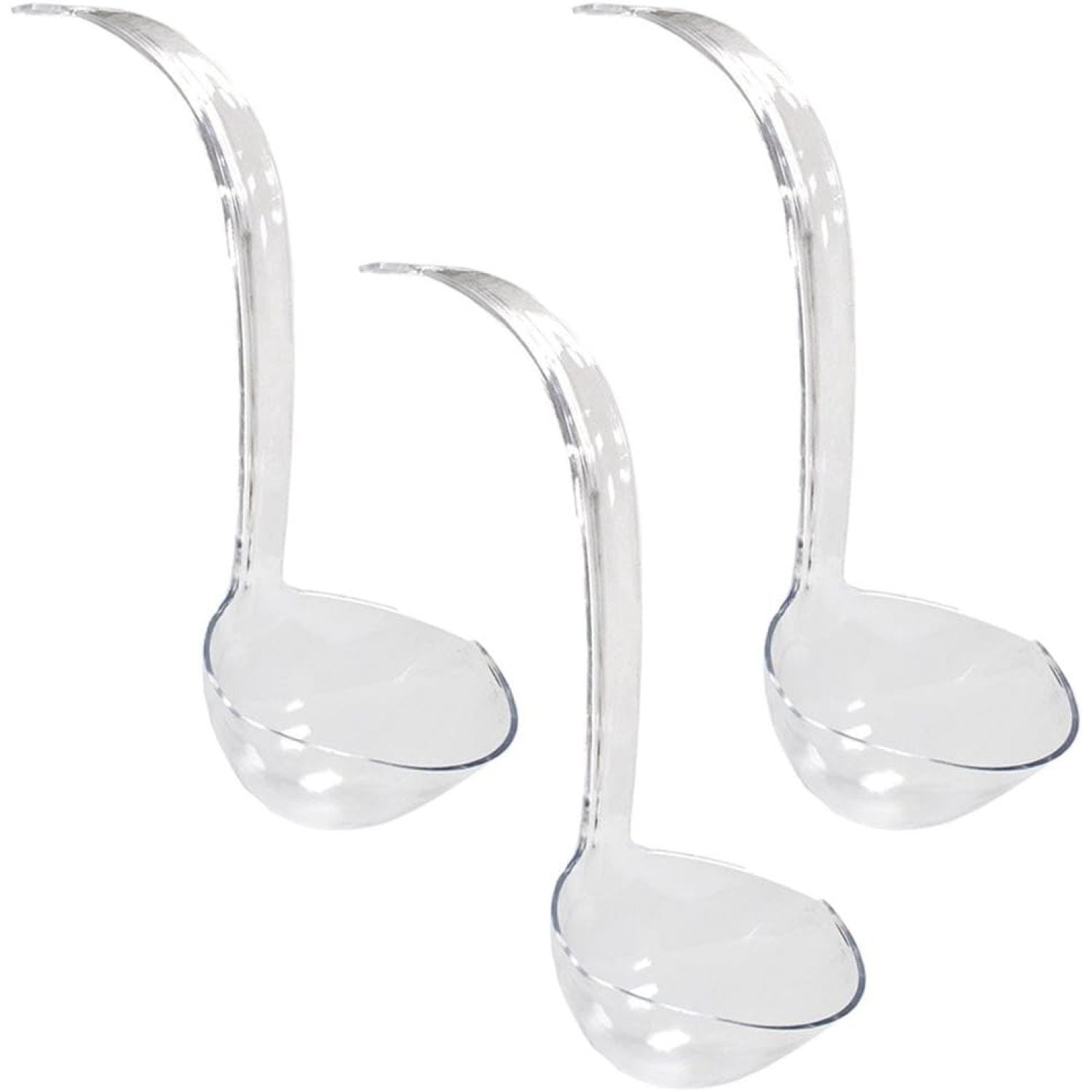 Plastic Punch Bowl Ladles - 12 Inch Clear Ladle 6 Oz Capacity (3 Pack ...