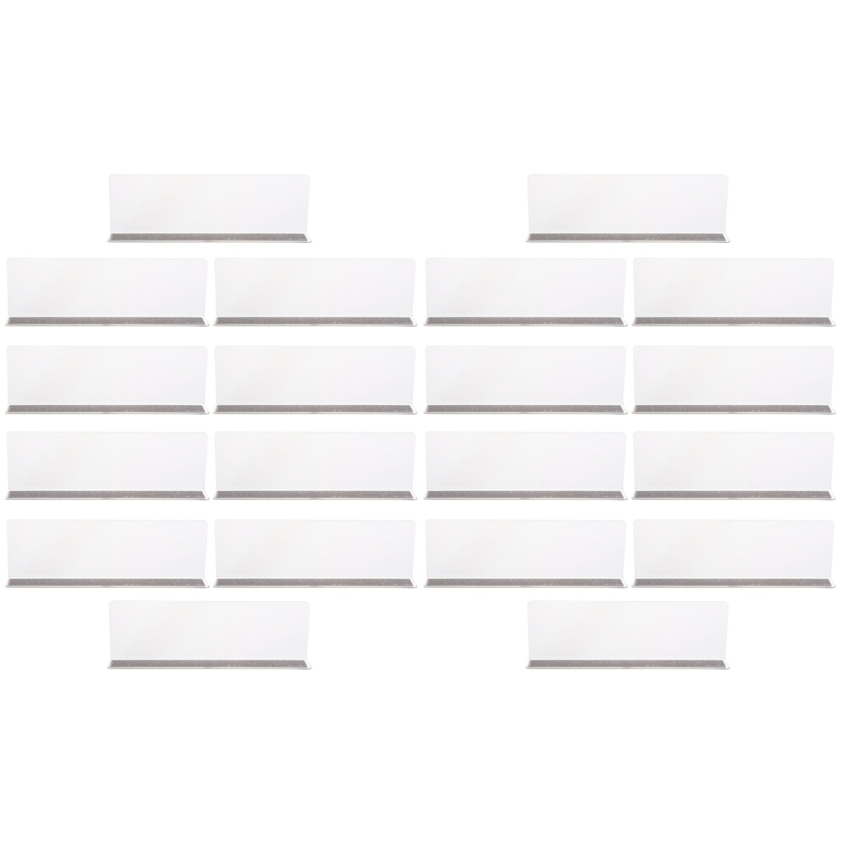 Plastic Purse Clear Shelf Dividers 20 Pcs Partition Plate Acrylic ...