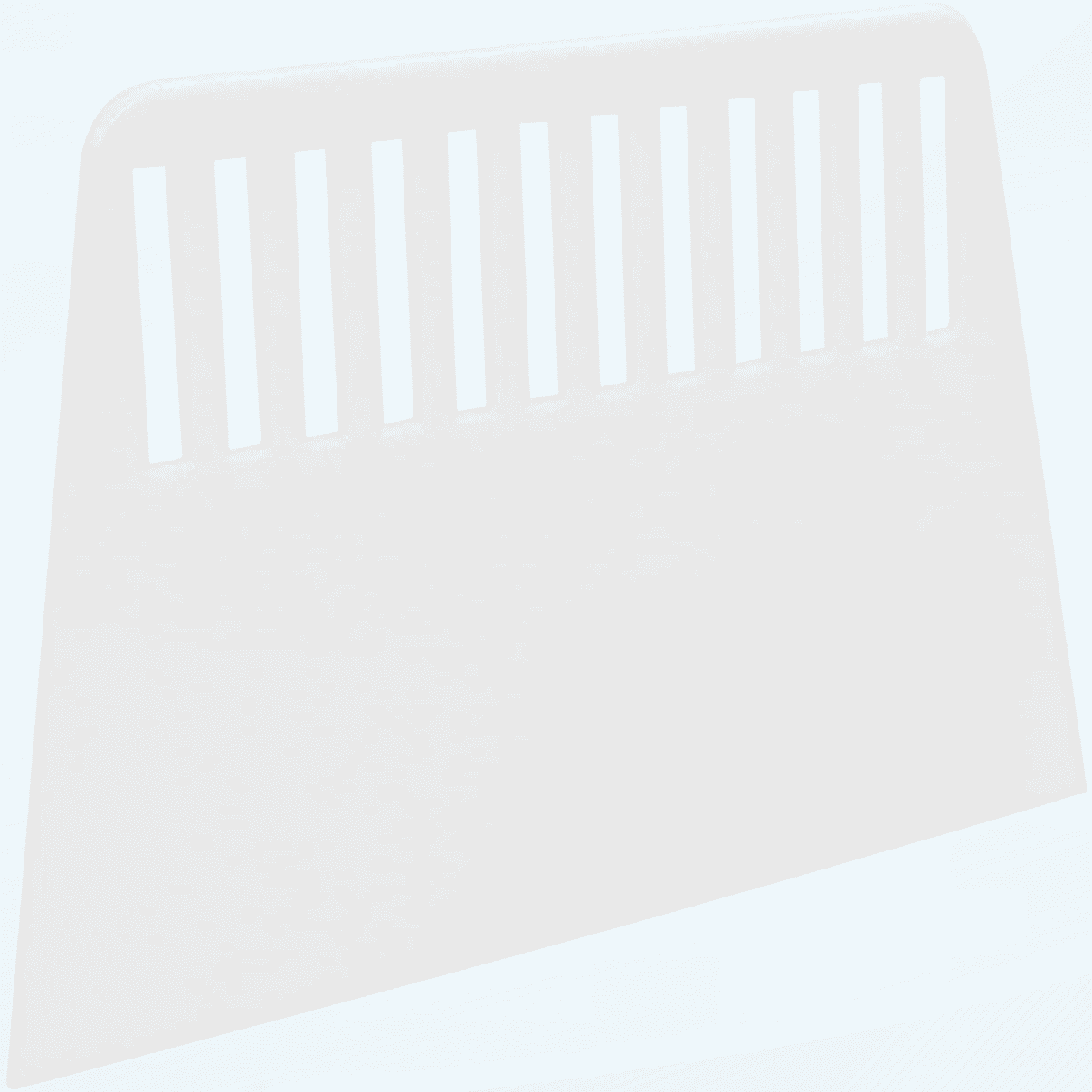 Plastic Putty Knife, 7.2 Inch Scraper Tool, Flexible Spackle Spreader ...