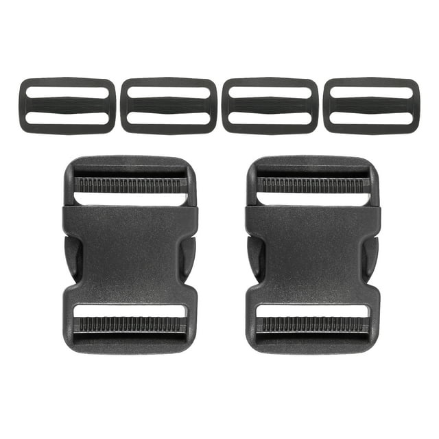 Plastic Quick Release Buckle, 2 Pack Plastic Quick Side Release Clips ...
