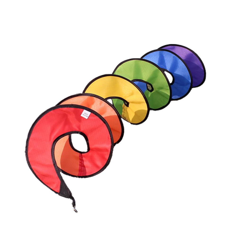 4 Pieces Rotating Rainbow Wind Spinner Colorful Wind Strip Decor ...