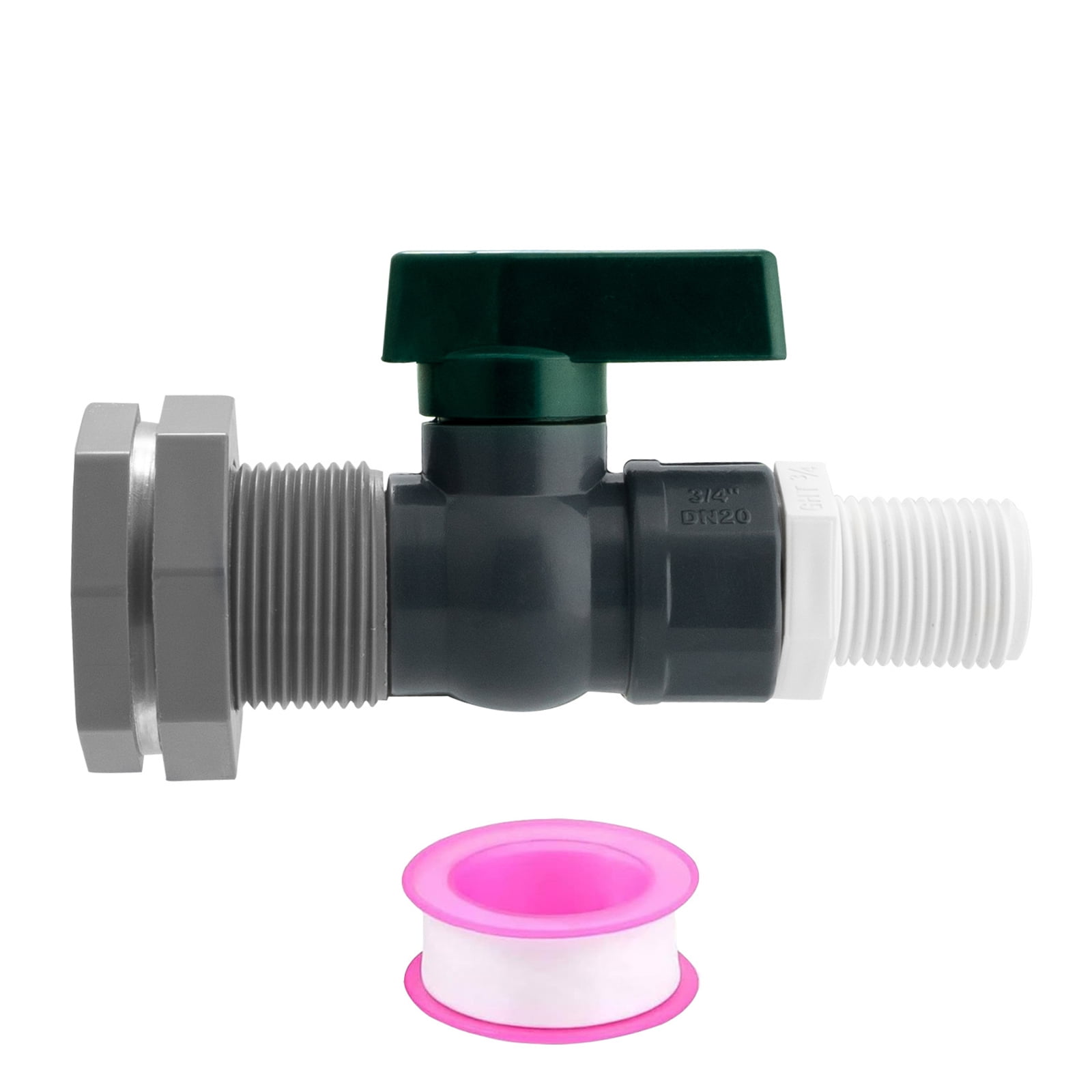 Plastic Rainwater Harvesting Spigot Assembly With Leakproof Adapters ...