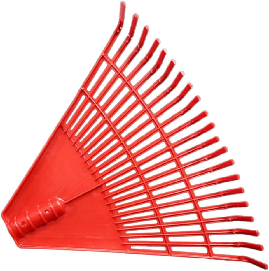 Plastic Rake Head 21 Tines Garden Leaf Rake Spring Shrub Grass Rake ...