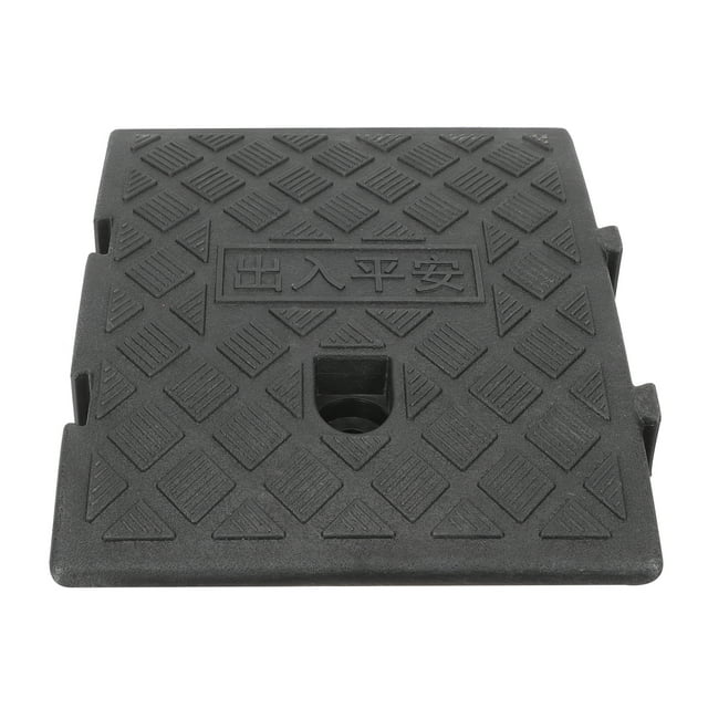 Foxnovo Black Plastic Loading Ramp Mat with Enhanced Anti Slip Surface ...