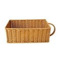 Plastic Rattan Finishing Basket for Desk Organization Desktop Small ...