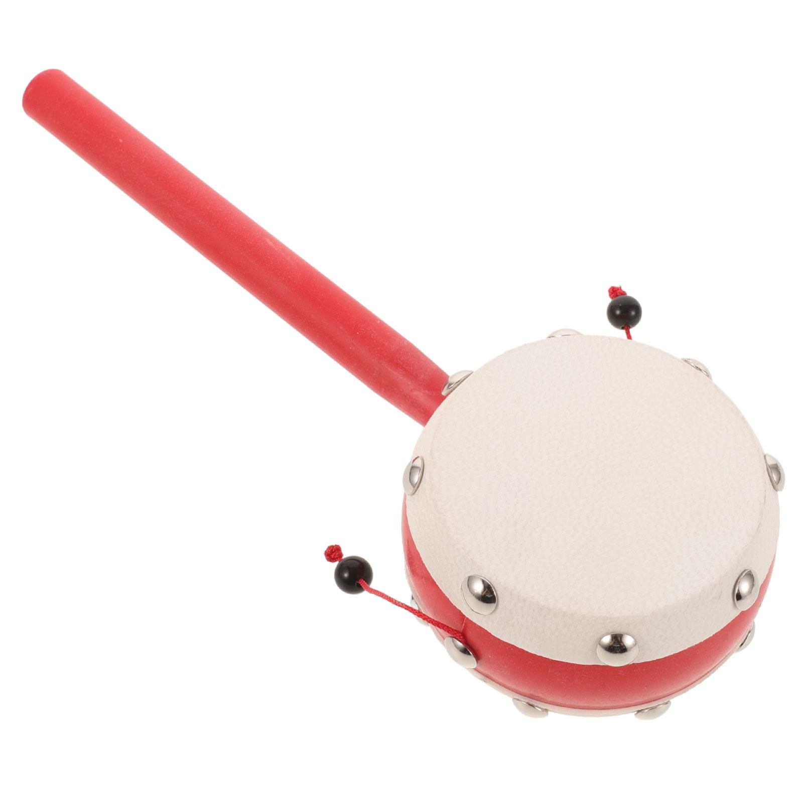 Plastic Rattle Drum Chinese Traditional Musical Shaking Rattle for Boy ...