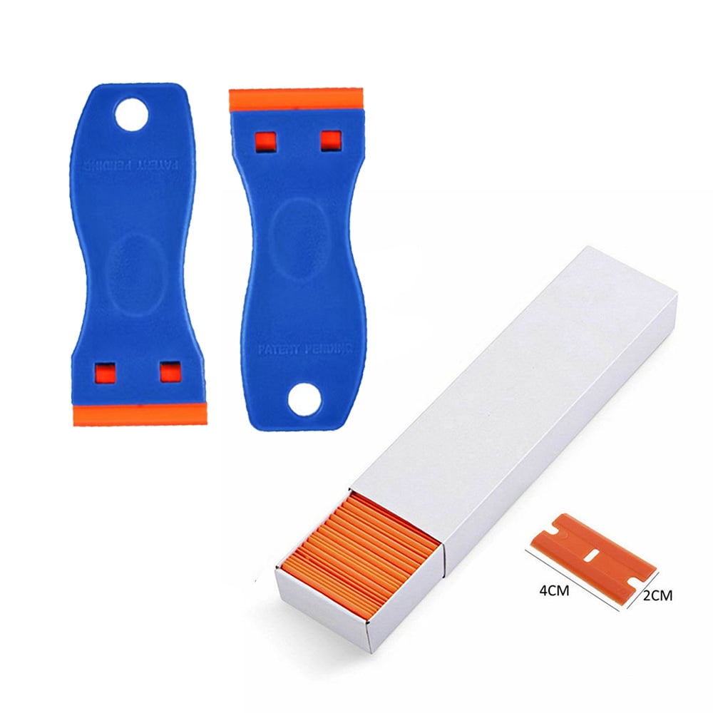 Plastic Razor Blade Scraper Tool Cleaning Scraper Remover for Car ...