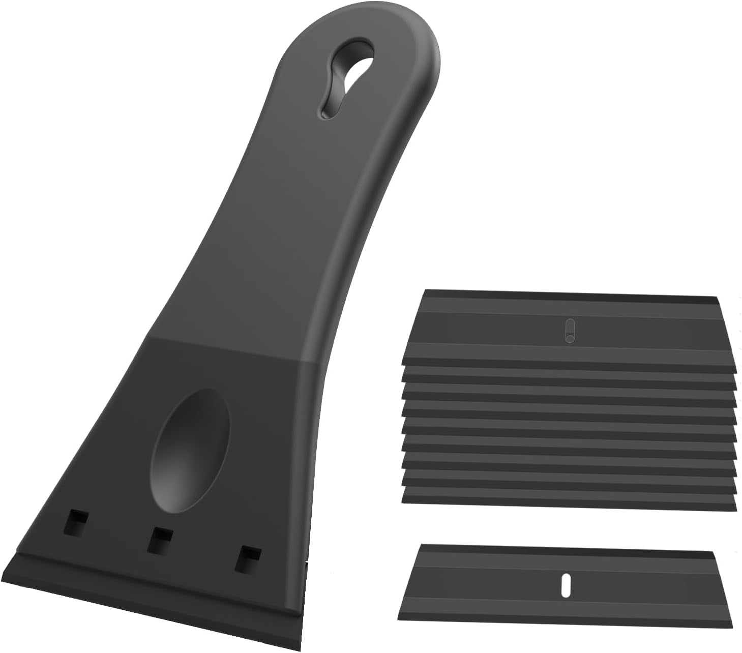 Plastic Razor Blade Scraper Tool With 10PCS 3'' Plastic Razor Blades ...