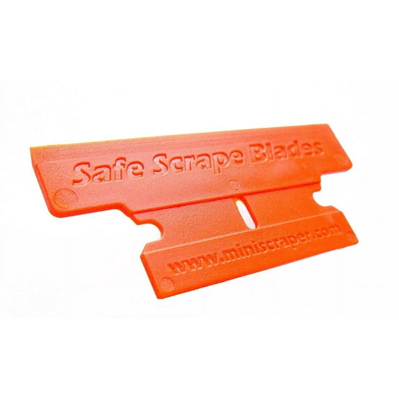 Plastic Razor Blades , T Blade Design 50% Wider 20 Pack - Walmart.com
