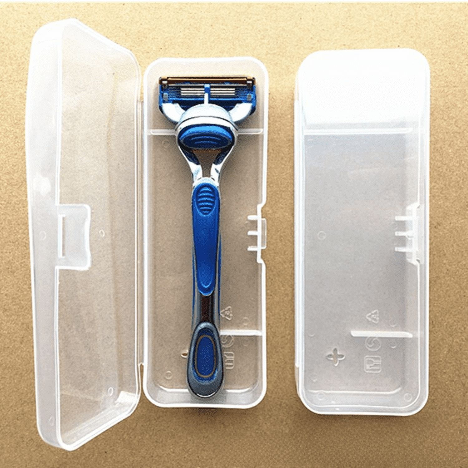 Plastic Razor Box Portable Travel Manual Razor Holder Box Universal ...