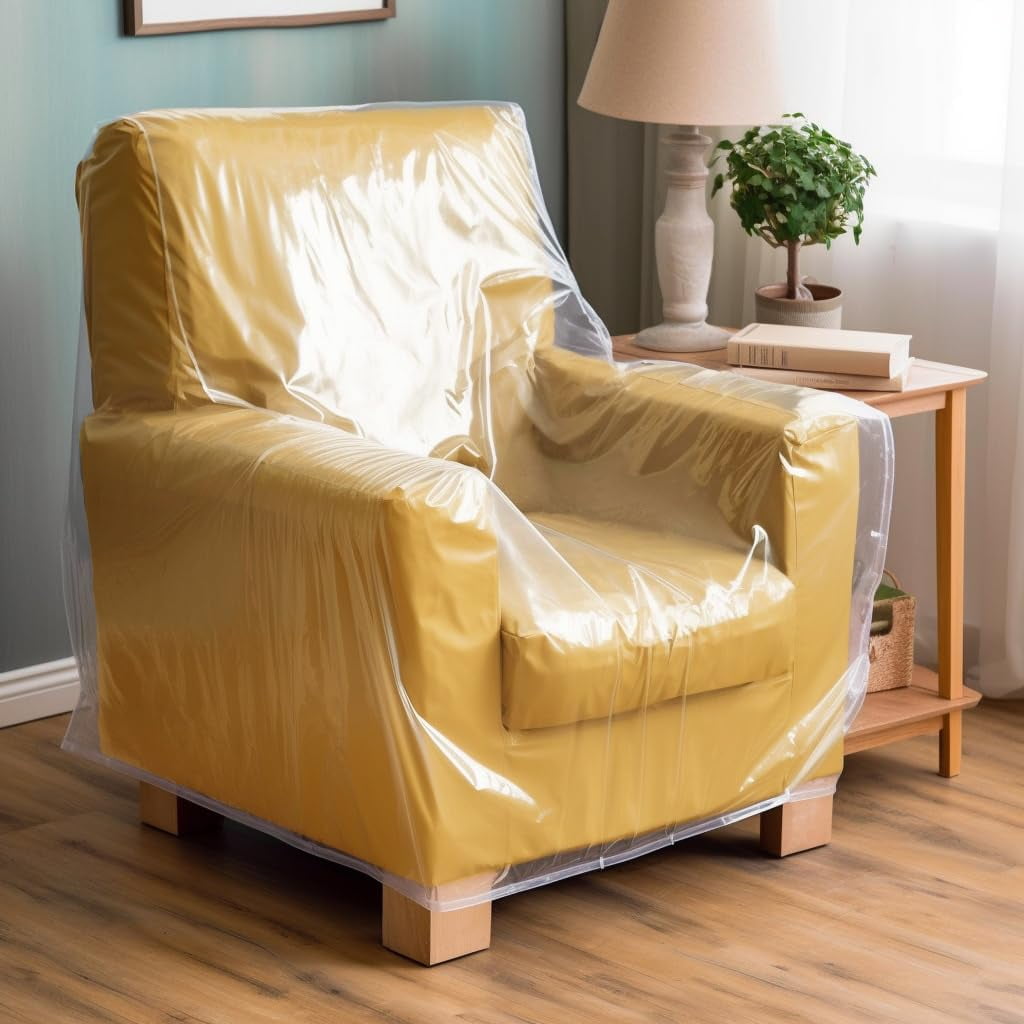 Plastic Recliner Covers Anti Dust Waterproof Plastic Chair Covers ...