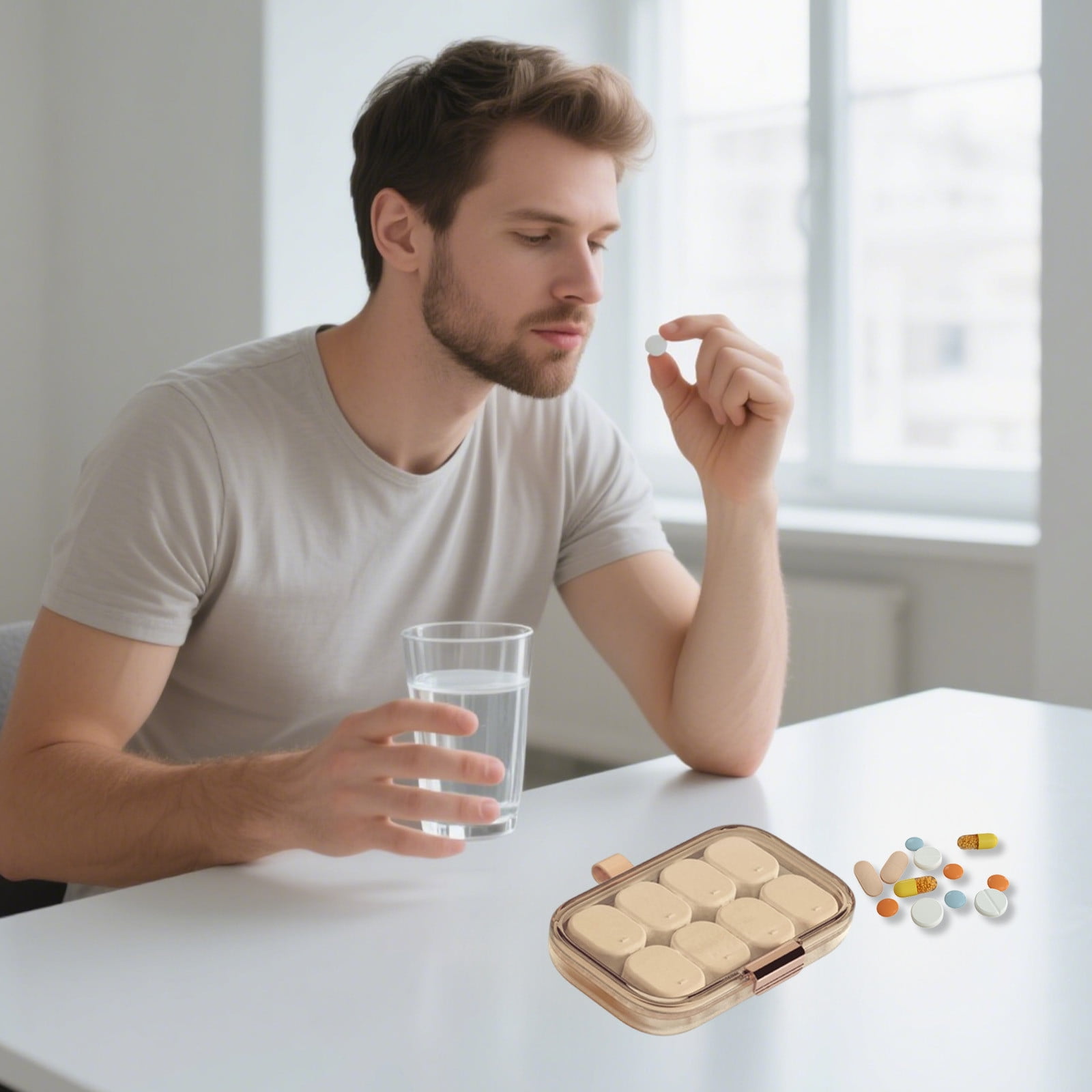 Plastic Rectangular Food Storage Divider, Clear Acrylic Cutting Tray ...