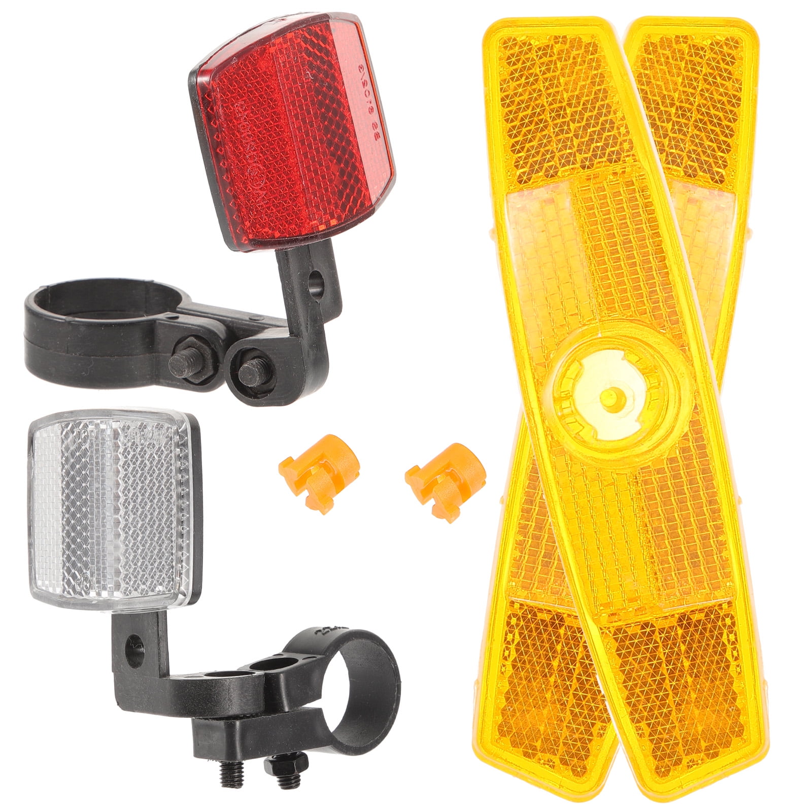 Bike Safety Reflector Set of 1 Assorted Color ABS PVC Material for ...