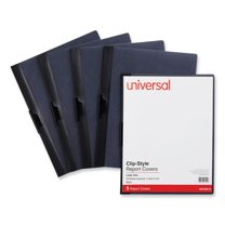 C-Line Report Covers with Binding Bars, Economy Vinyl, Clear, 8 1/2 x ...