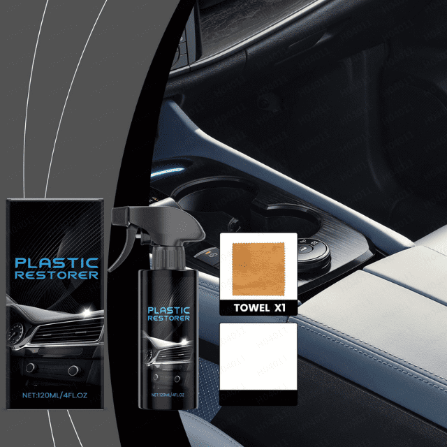 Plastic Restorer for Cars Ceramic Plastic Coating Black Trim Quick ...