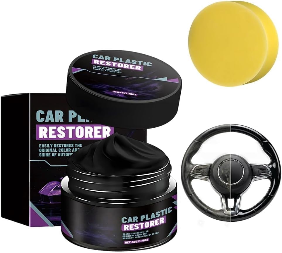 Plastic Restorer For Cars, 50G Scratch Repair Cleaner Coating, Restores ...