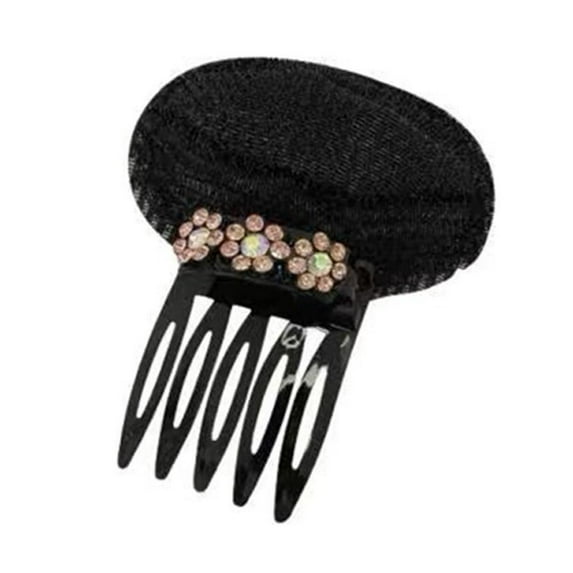 Plastic Rhinestone Flower Hair Volumizing Clips for Women and Girls ...