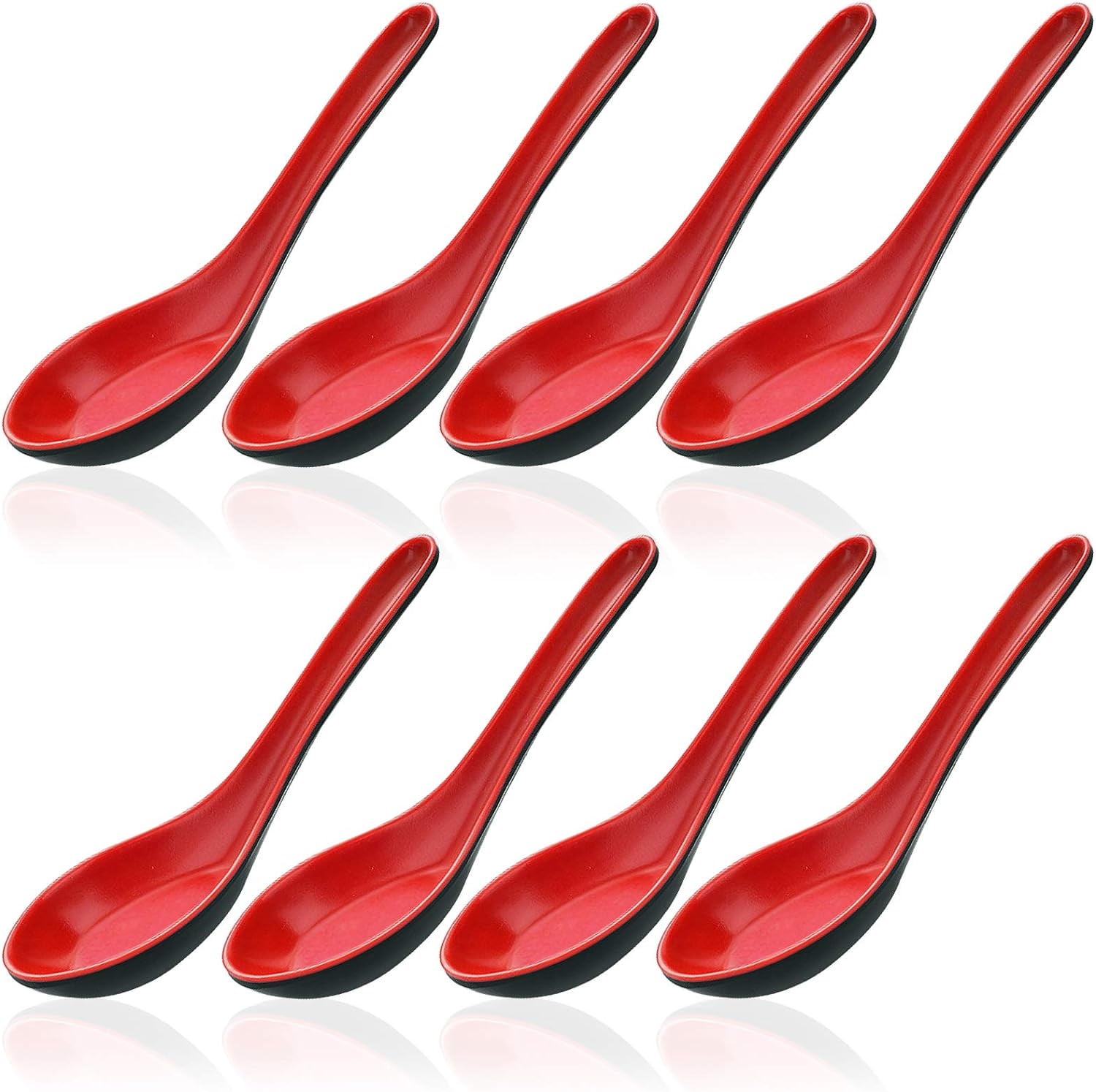 Plastic Rice Spoons, Top Chinese Won Ton Soup Spoon, Asian Plain Style ...