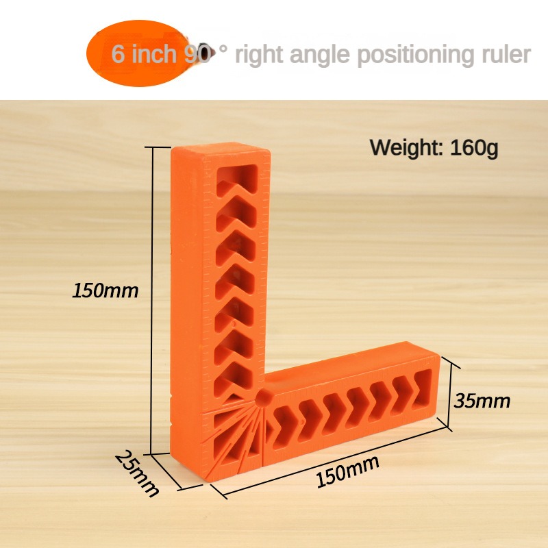 Plastic Right Angle Ruler Holder 90°Auxiliary Positioner Overline L ...