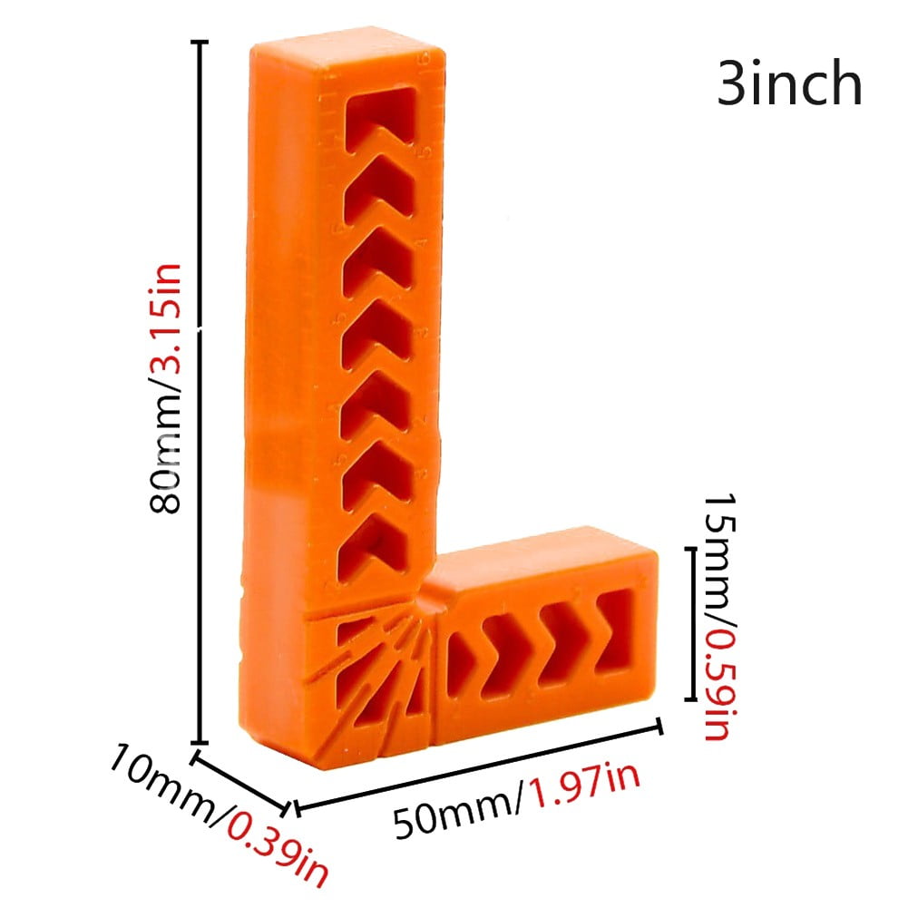 Plastic Right Angle Ruler Holder 90 Degree Auxiliary Positioner Tool 3 ...