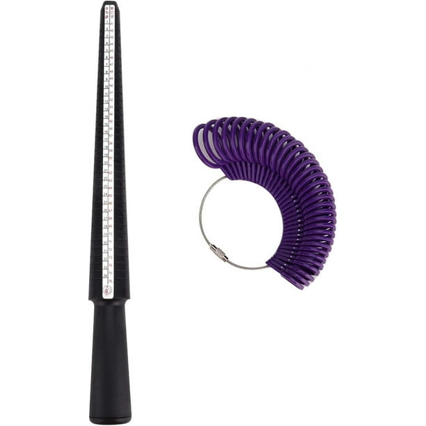 Plastic Ring Sizer Mandrel, Ring Sizer Measuring Tool, Set Stick Finger ...