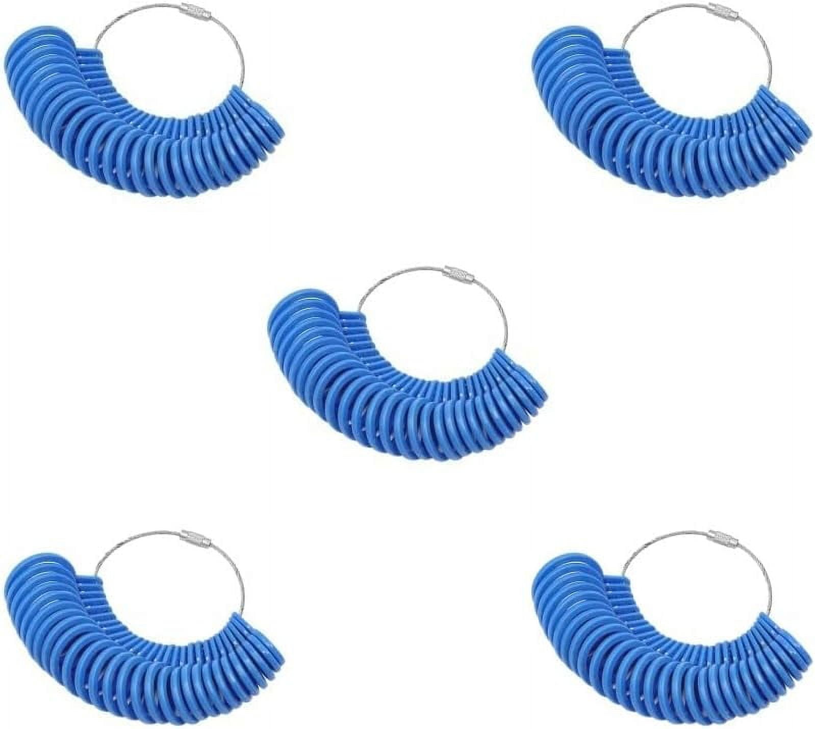 Plastic Ring Sizer Ring Size Gauge Measuring Tool 0-13 27 Pieces White ...