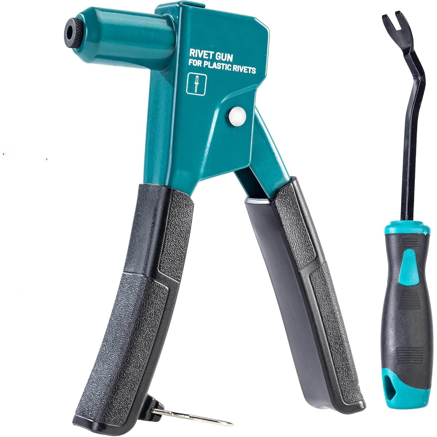 Plastic Rivet Gun Kit, Hand Riveter with Nylon Rivets, Universal ...