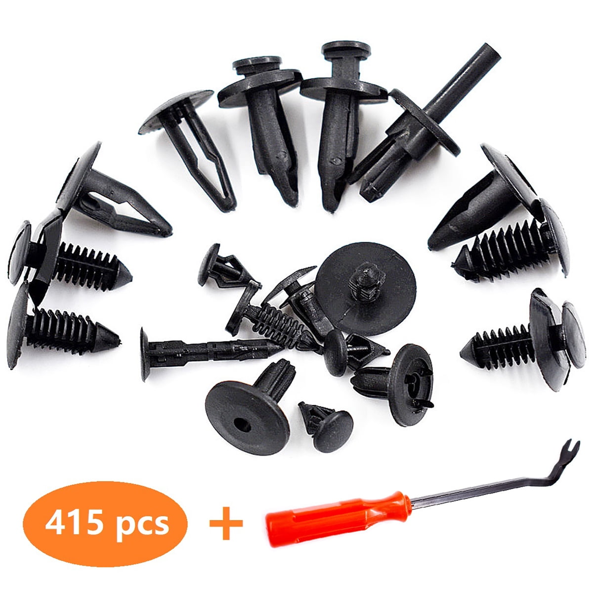 Plastic Rivets & Removal Tool Kit, Universal Plastic Clips Push Type ...