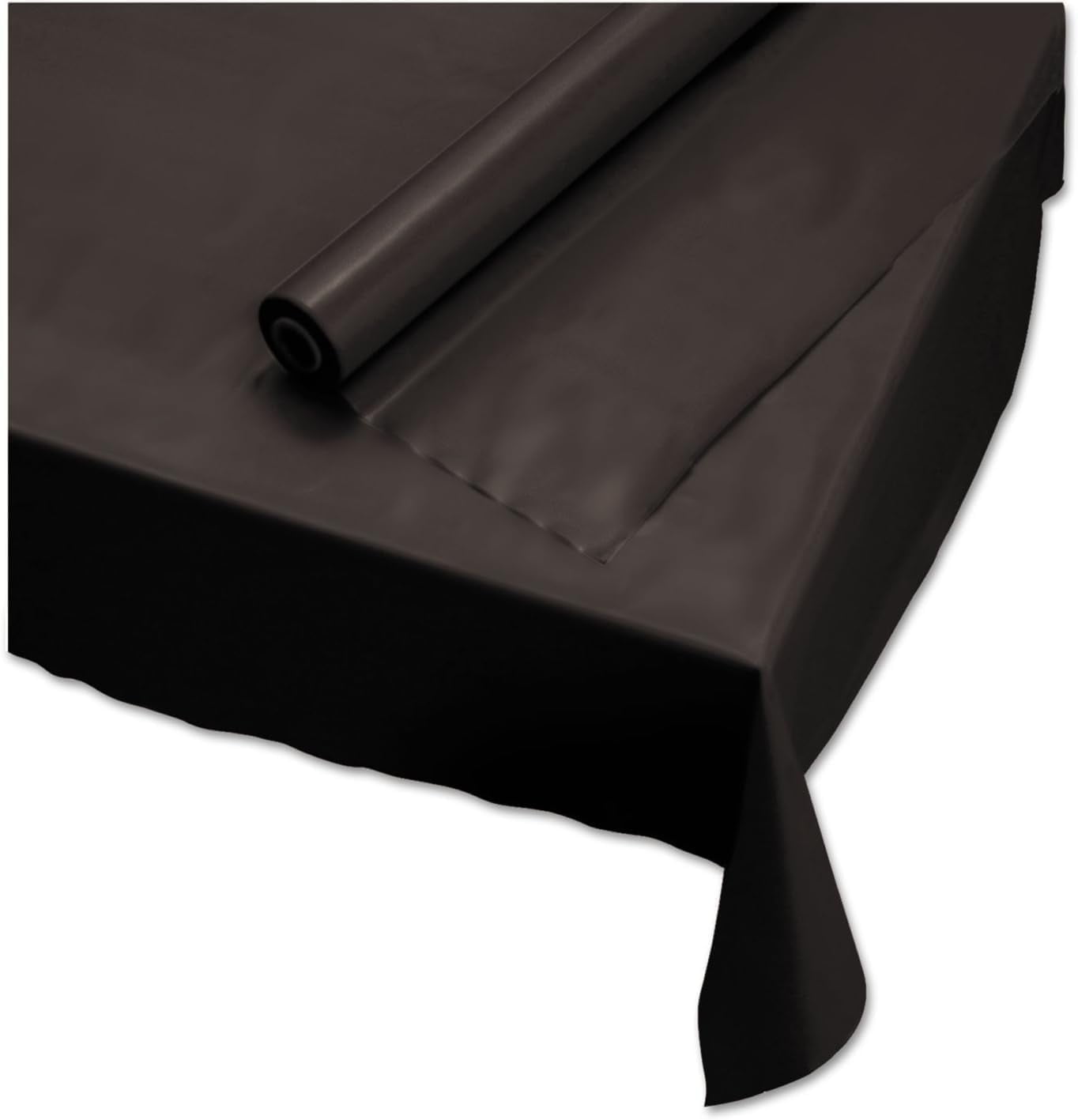Plastic Roll Tablecover, 40" X 100 Ft, Black - Walmart.com