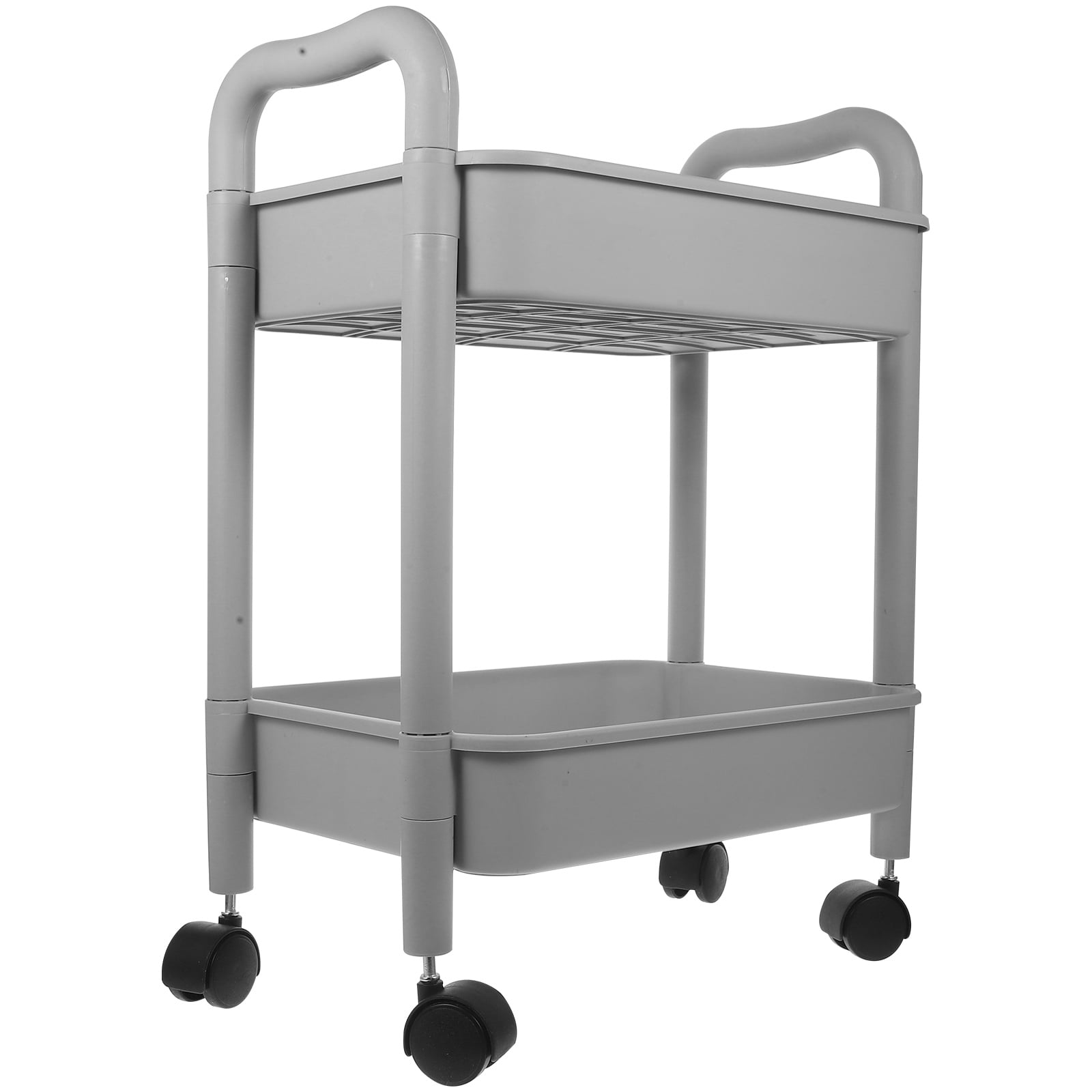 HEMOTON Rolling Cart Storage Trolley on Wheels for Bathroom and Kitchen ...