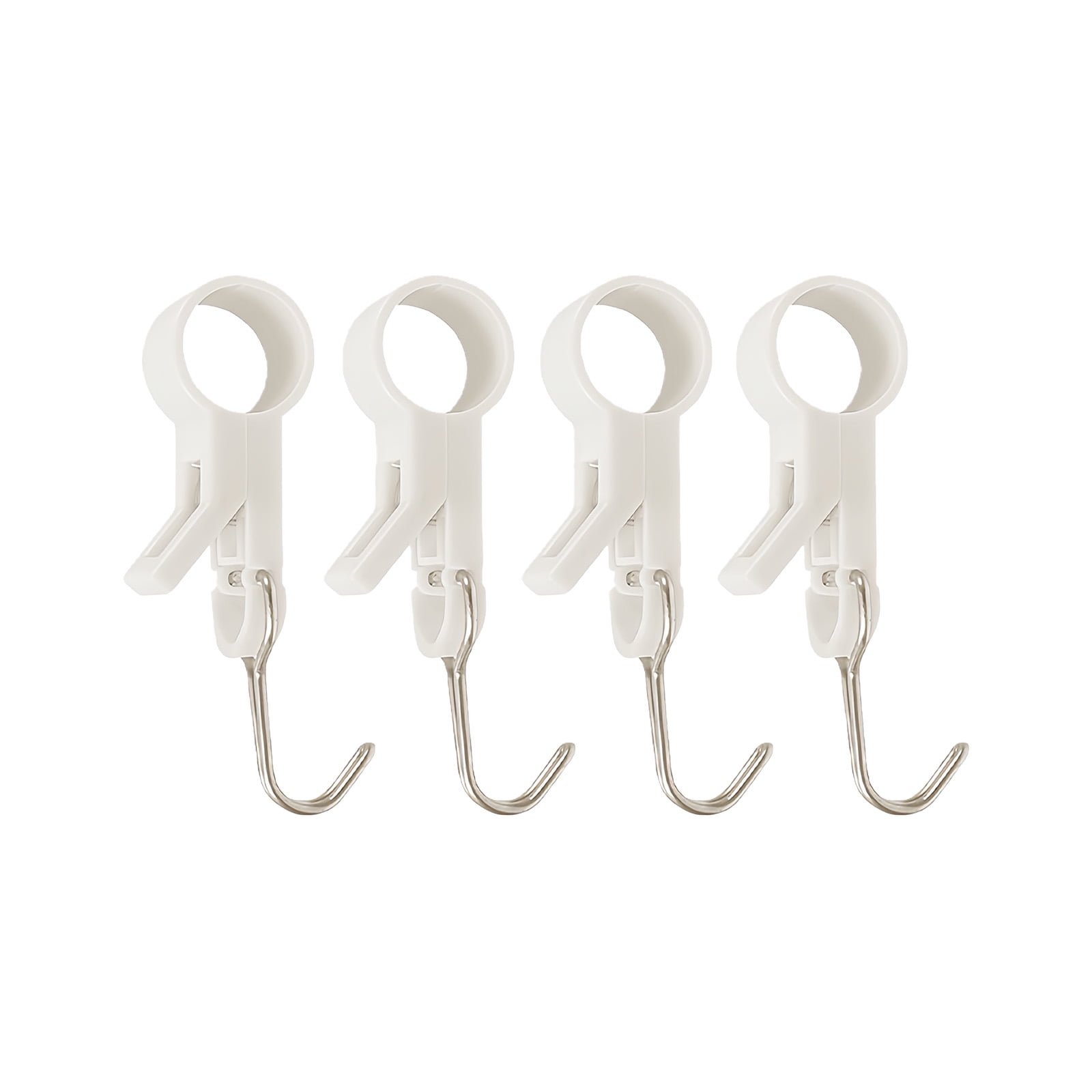 Plastic Rotating Clamp Hooks Easy Installation Adjustable Position Home ...