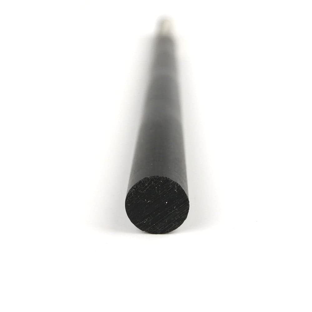 Plastic Round Bar, Acetal (Homopolymer) Delrin, Black, 0.625" Diameter ...