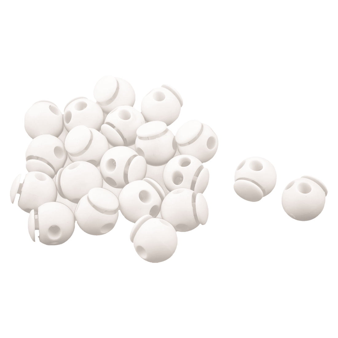 Plastic Round Double Hole Design Toggle Stopper Cord Adjustive Lock ...