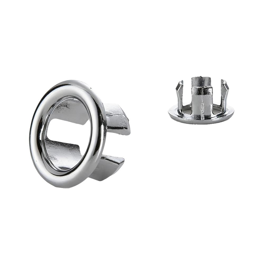 Plastic Round Hole Bathroom and Kitchen Sink Overflow Cover for Basin ...