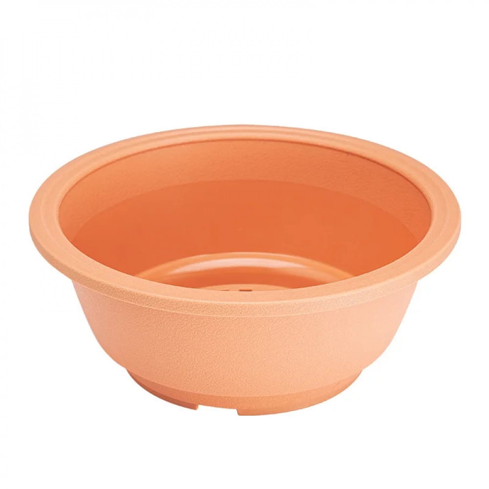 Plastic Round Succulent Flower Pots Succulent Pot Small Green Plant ...