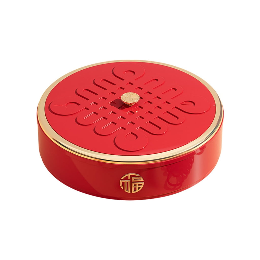 Plastic Round Tray for Serving Snacks and Candies Dried Fruits ...