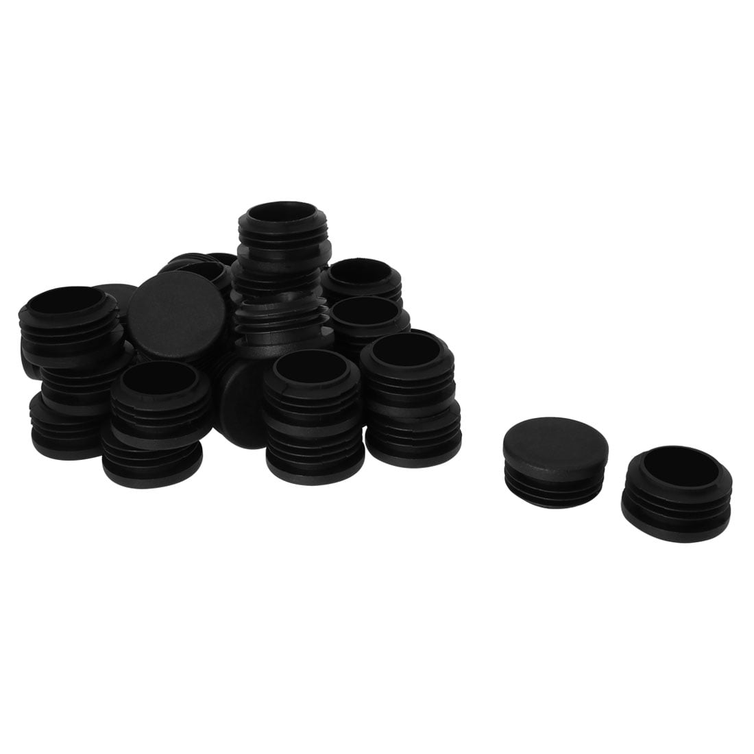 Plastic Round Tube Insert Glide Cap 38mm 1.5" OD 36pcs Protect Metal ...
