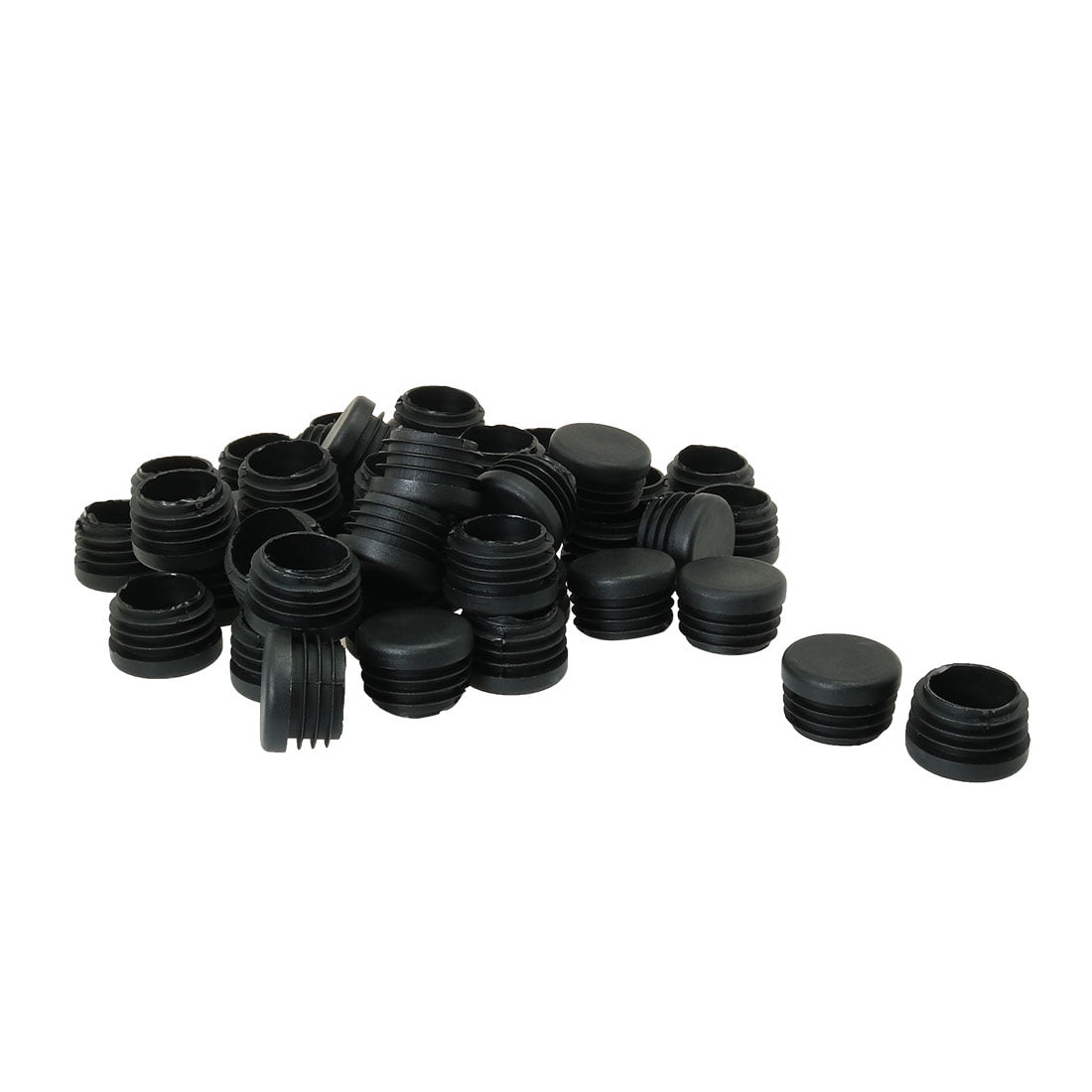 Plastic Round Tube Insert Glide End Cap 25mm 1" OD 45pcs Protect Floor ...
