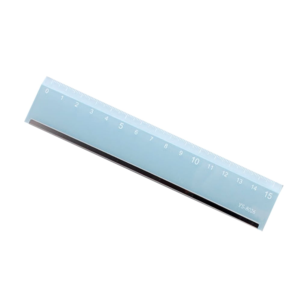 Plastic Ruler 15cm Length Clear Measurements For Study Craft Work ...