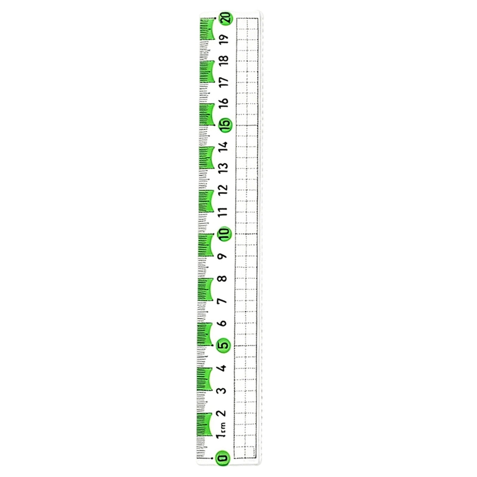 Plastic Ruler 8 Inch, Centimeter Scale Ruler for Measurement ...