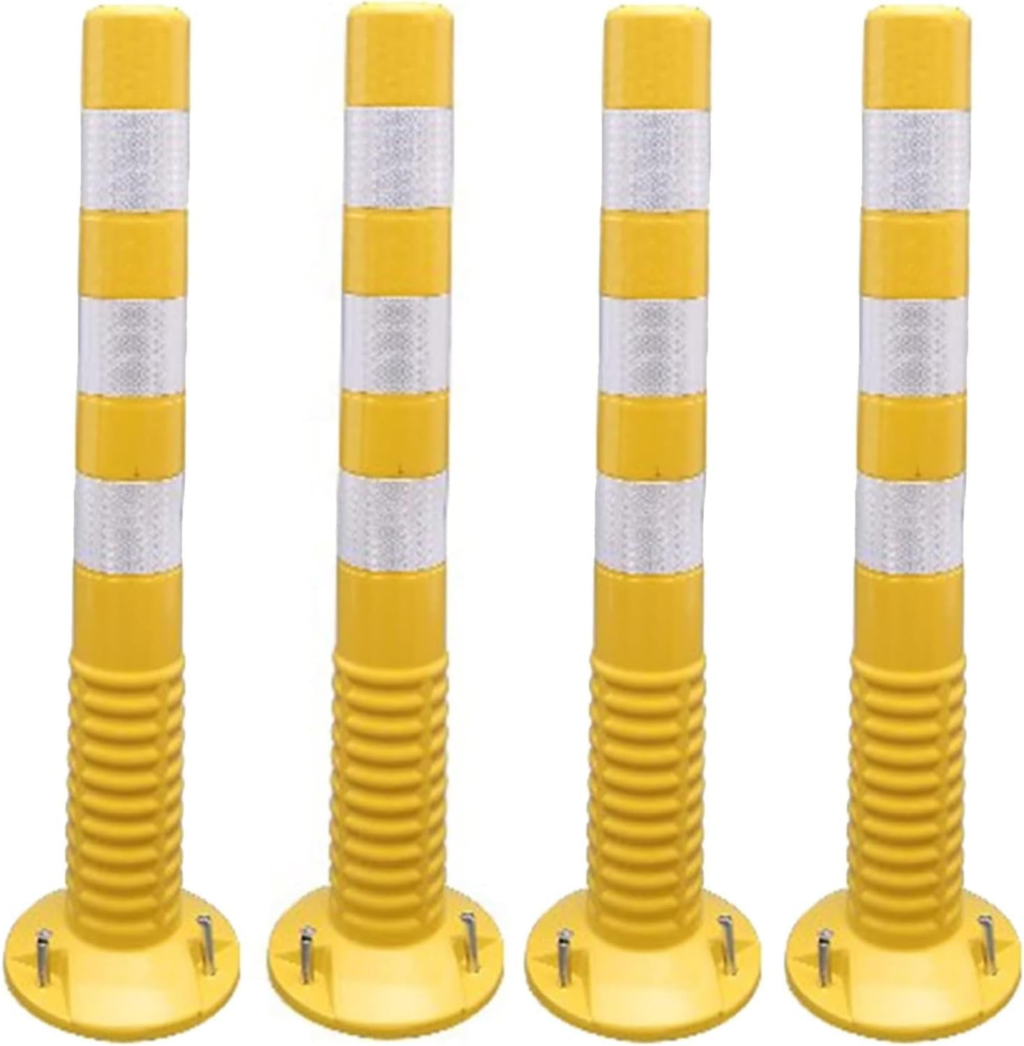 Plastic Safety Bollards for Parking Lot,Flexible Road Safety Private ...