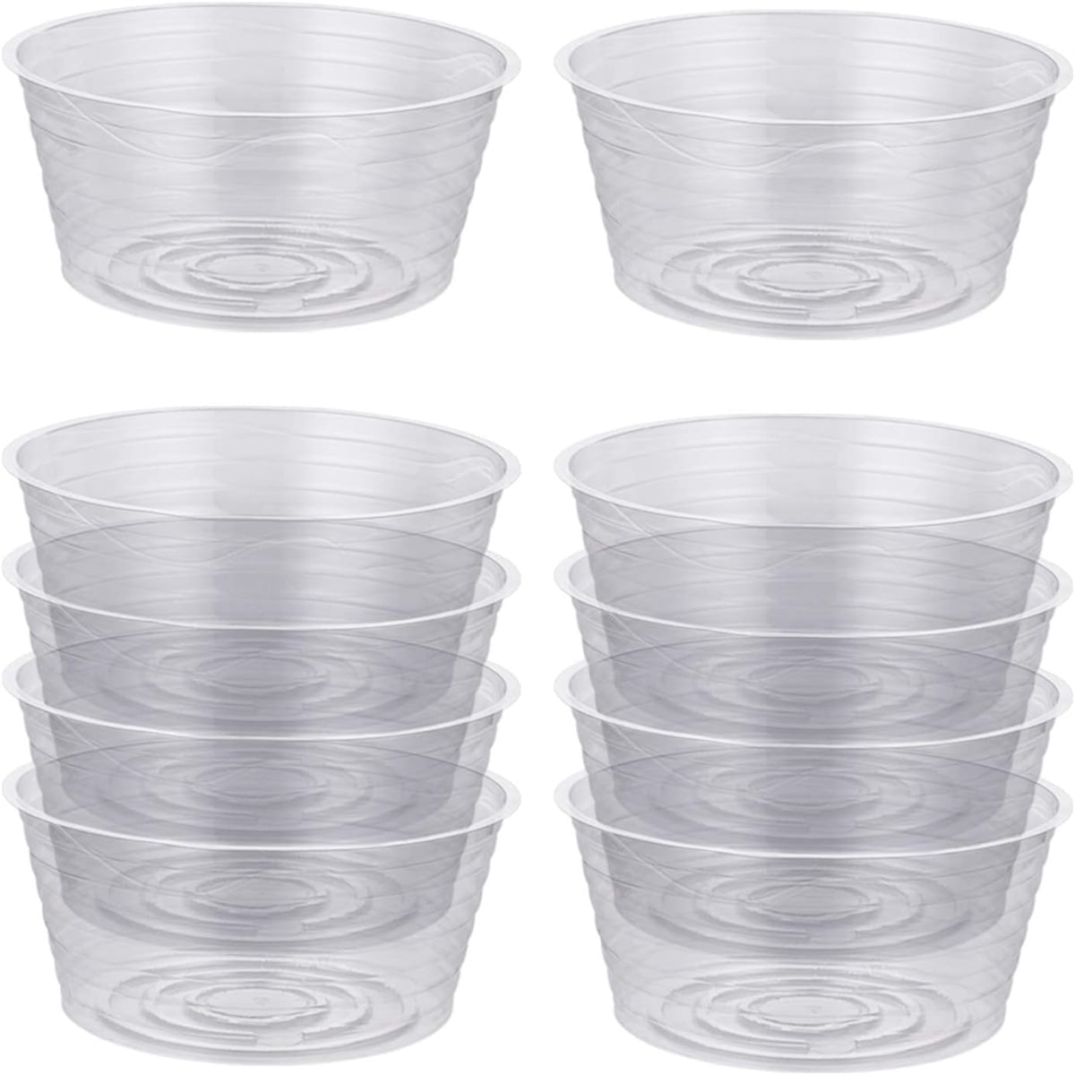 20Pcs Plastic Saucers for Plant Pots. Plant Pot Saucer 6 Inch, Round ...