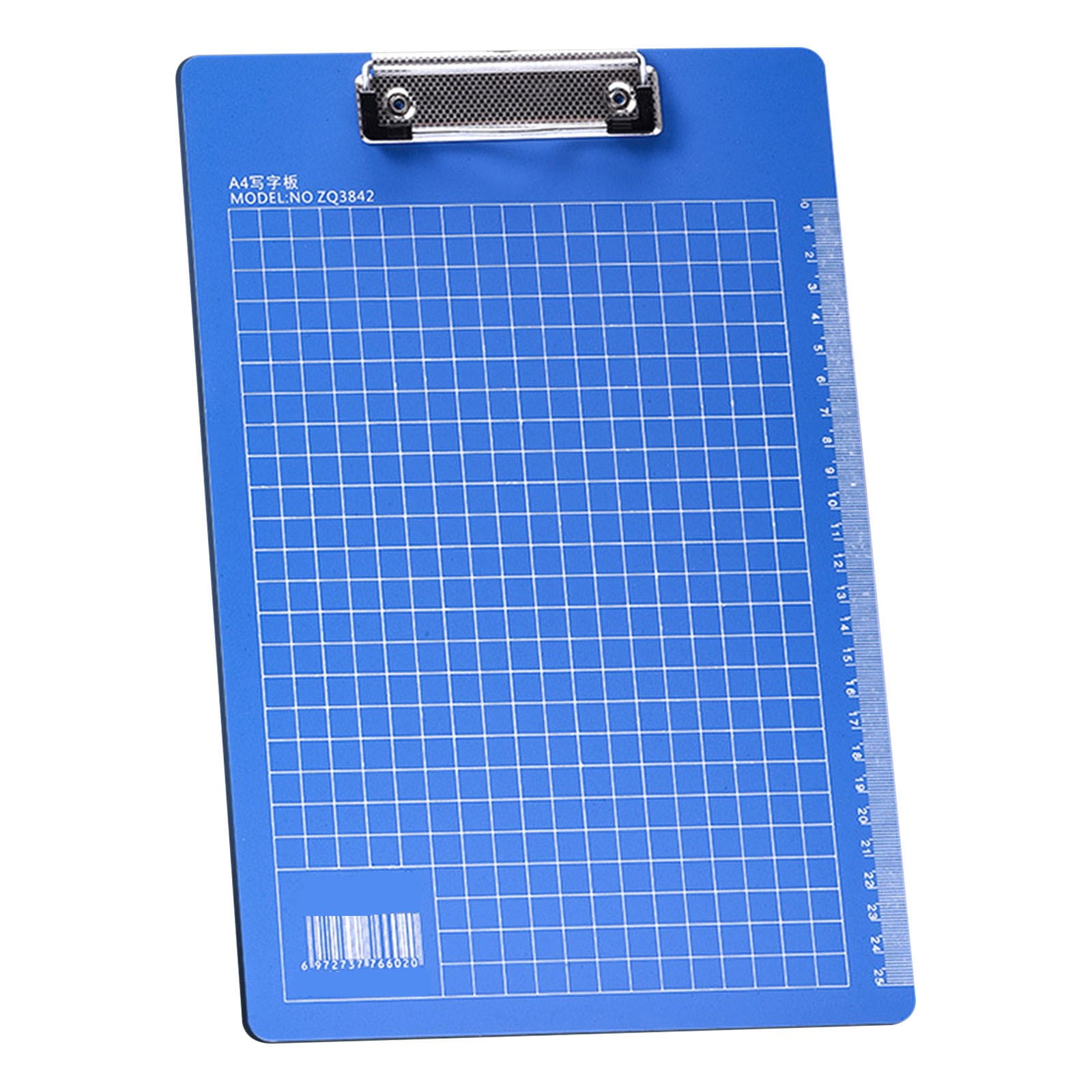 Plastic Scale Grid Pattern Thickened Board Folder File Menu Paper ...